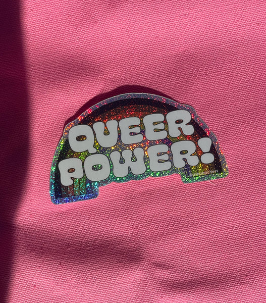 Queer Power Sticker – Ash + Chess